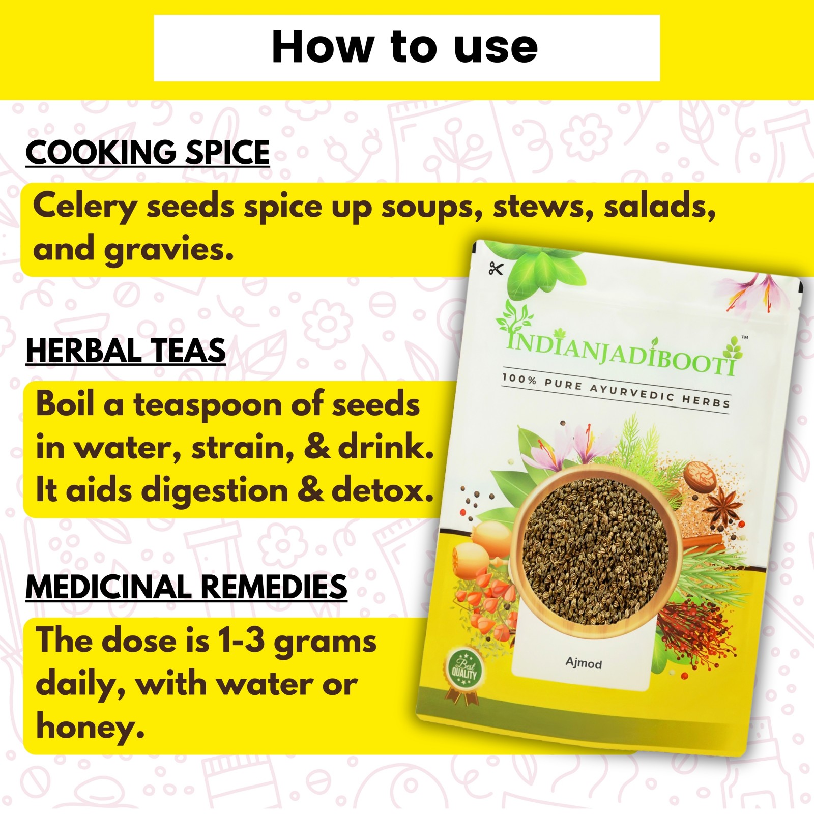 Wholesome Spices and Powders : Order Ajmoda Seeds - Celery ...