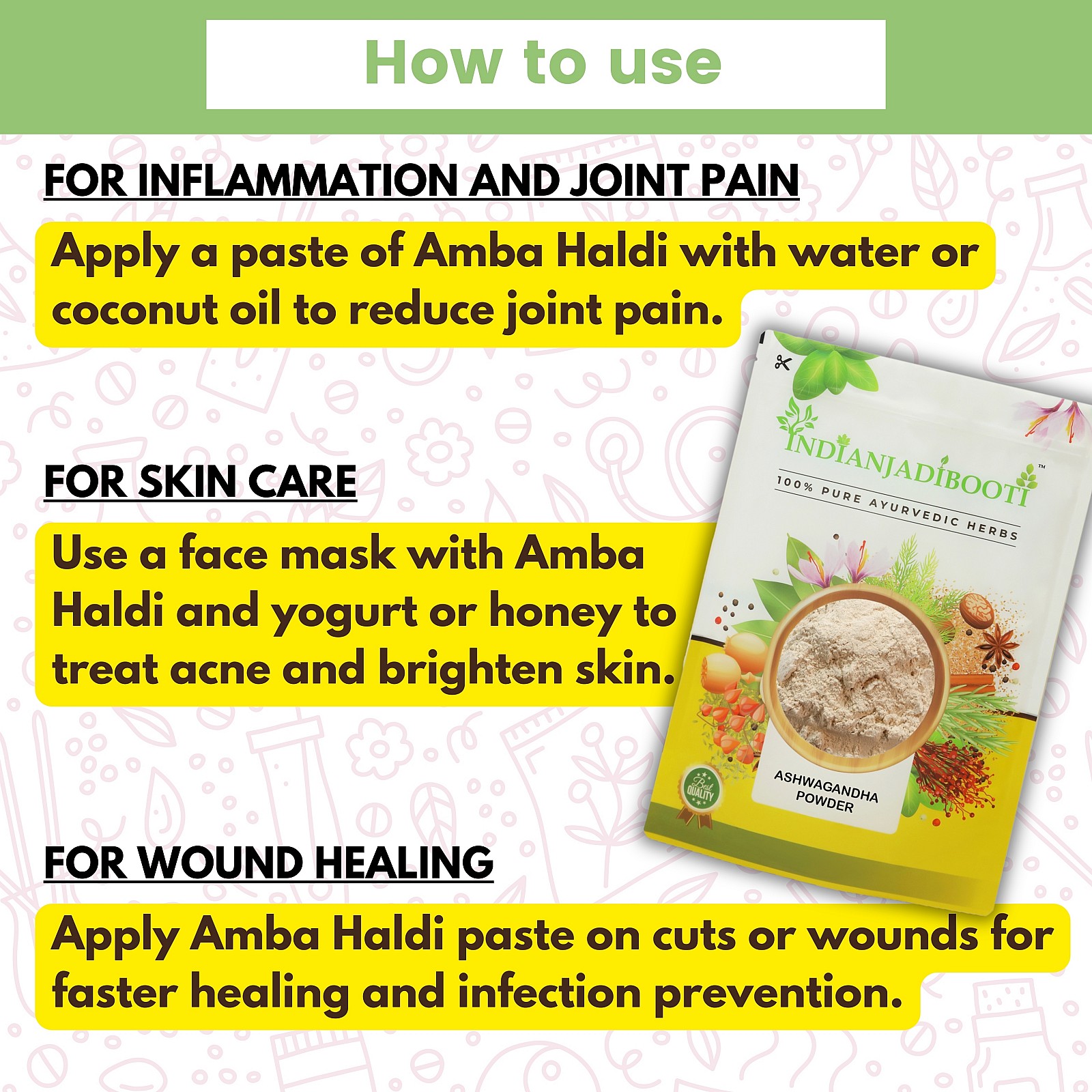 Skin and Face : Amba Haldi - Aamba - Aama Haldi - Kasturi ...