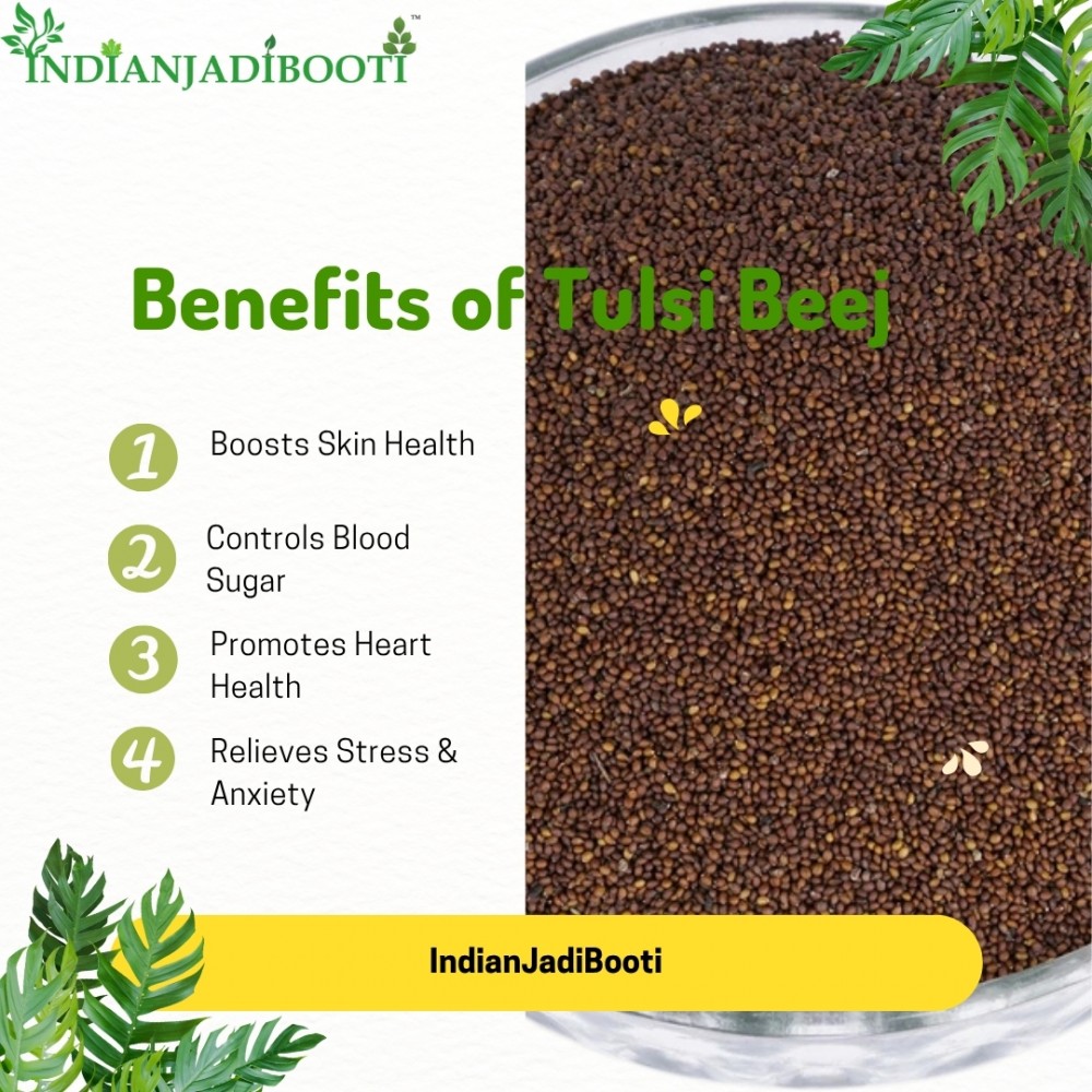 Edible and Medicinal Seeds : Beej Tulsi - Tulsi Manjari