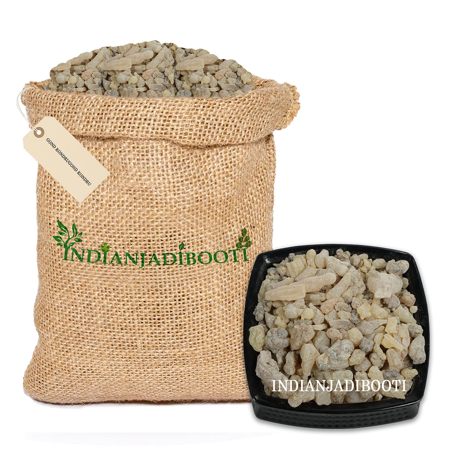 Gums and Resins : Gond Kondru - Salai Gum - Gond Kundru